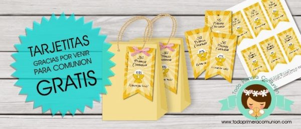 Freebie: Tarjetas imprimibles con oraciones para Primera Comunión y ...